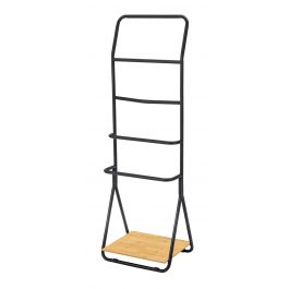 WENKO VERONA HANDDOEK EN KLEDINGREK ZWART online kopen? | Cevo.be